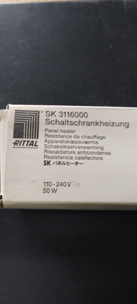 SK3116000 RITTAL Panel Heater 50W 110-230V AC/DC - Panels and Parts ...