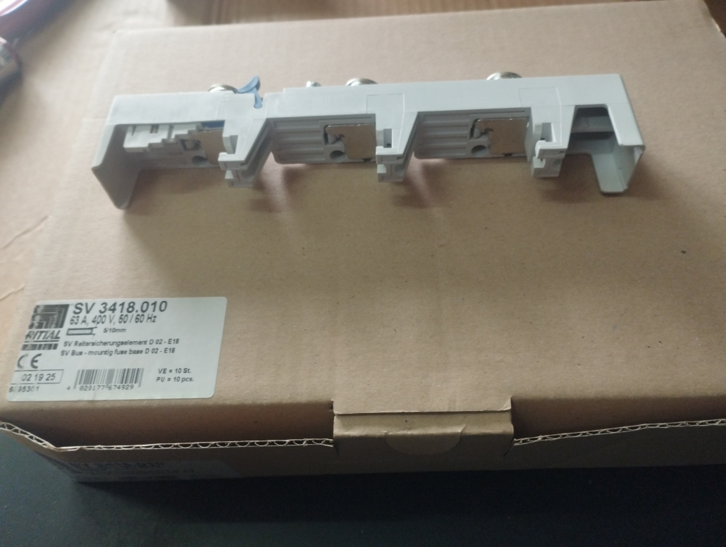 SV3418.010 1pc RITTAL SV Bus mounting Fuse base D02-E18, 63A, 400V 50 ...
