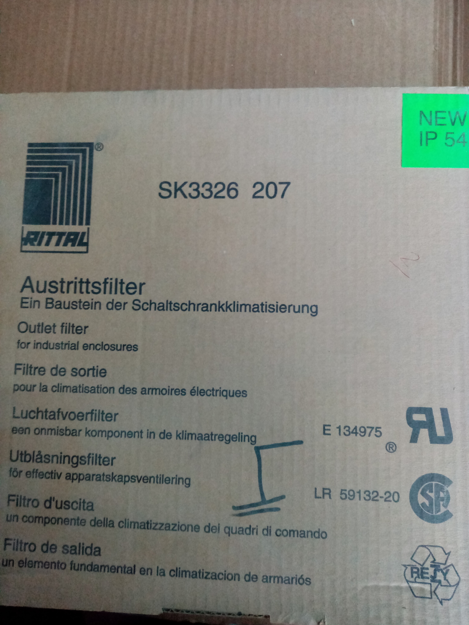SK3326.207 RITTAL Outlet Filter - Panels and Parts Shopping