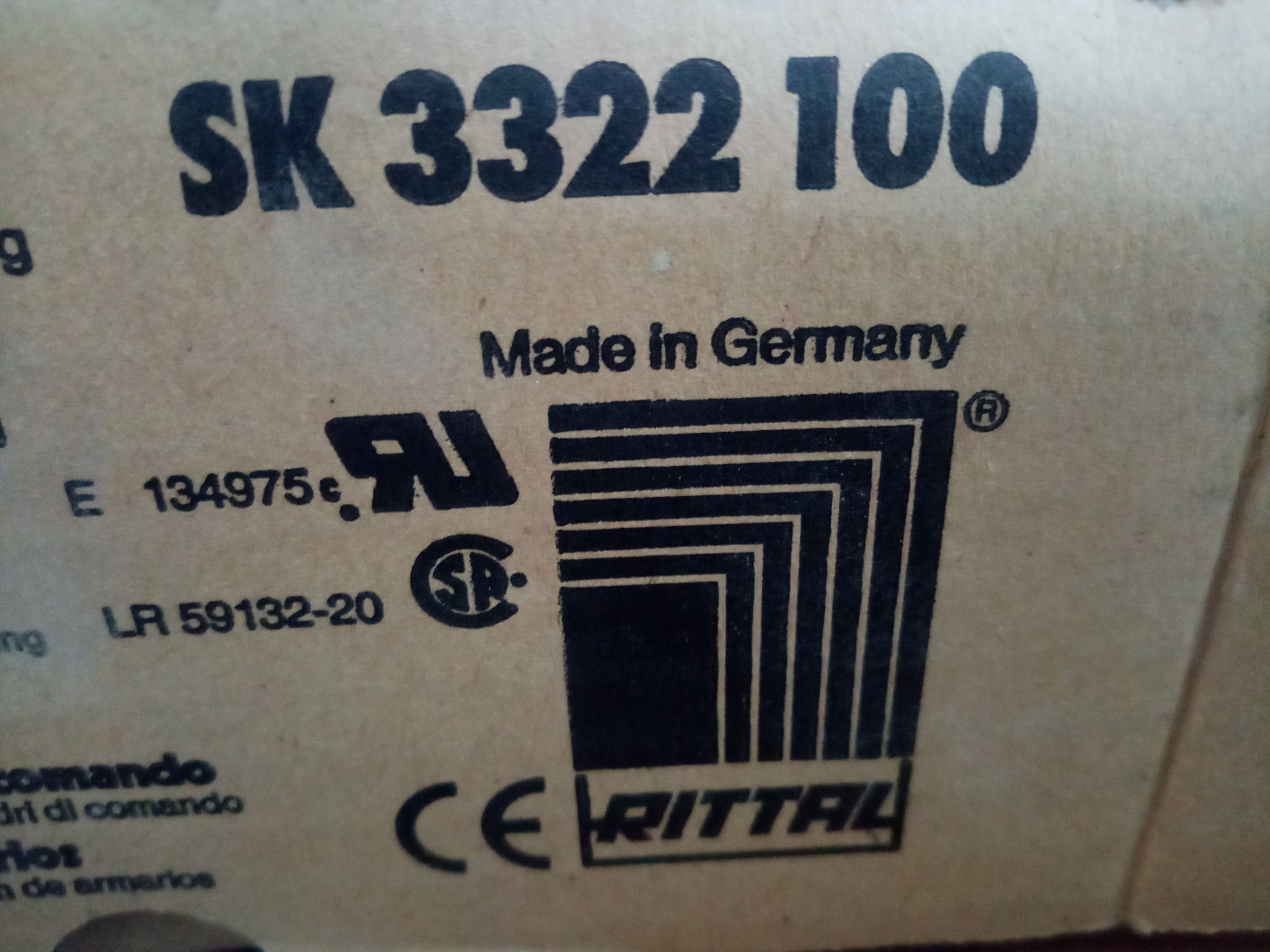 SK3322.100 RITTAL Fan and Filter 230V 50/60HZ - Panels and Parts Shopping