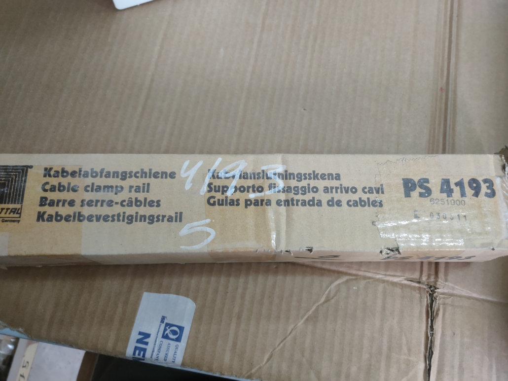 PS4193 RITTAL Cable Support Rail Dimensions W400mm – 385mm length – for ...