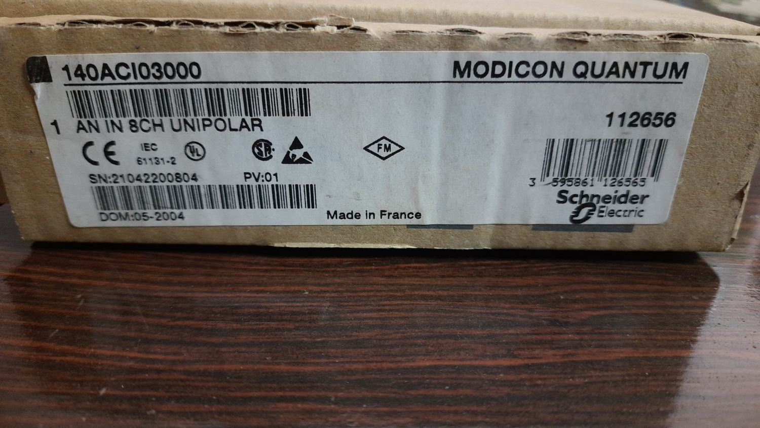 140ACI03000 Schneider analog input module 8 Channels Modicon Quantum ...