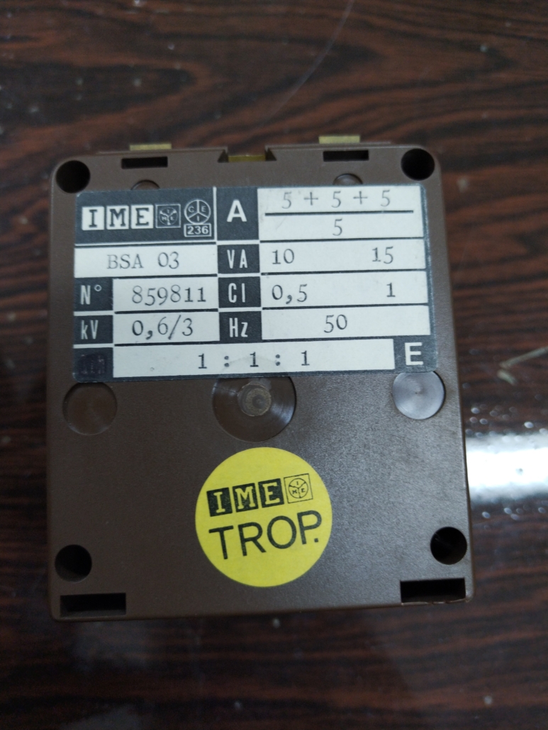 BSA03 IME Current Summation 5+5+5/5 Class 0.5 10VA - Panels and Parts ...