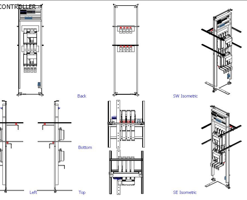 1000A Air Circuit Breaker (ATS) WITH CONTROLLER - Panels and Parts Shopping