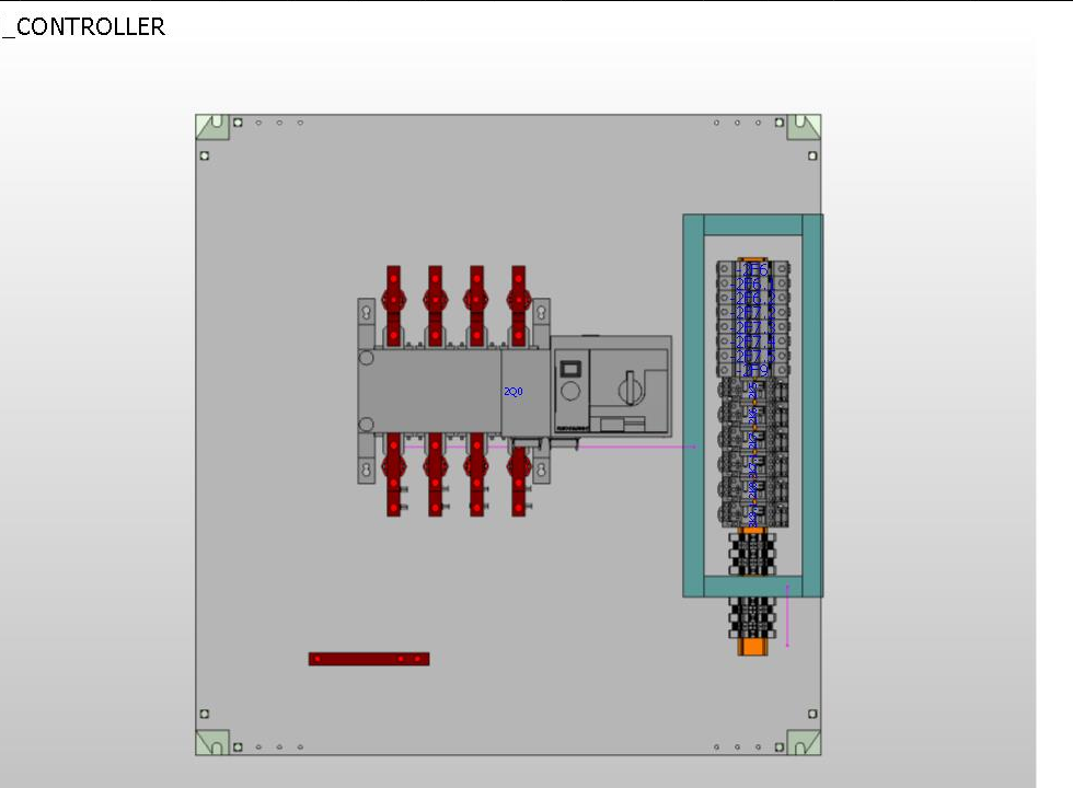 160A Motorized Change Over Switch (ATS) WITH CONTROLLER | Panels and ...