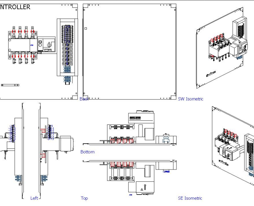 160A Motorized Change Over Switch (ATS) WITH CONTROLLER | Panels and ...