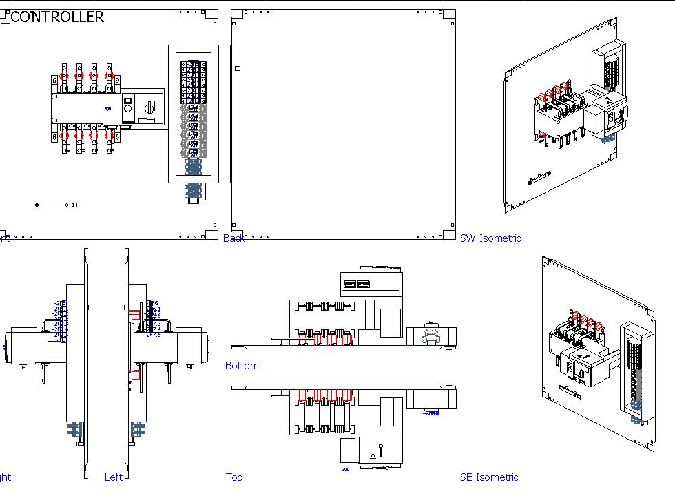 160A Motorized Change Over Switch (ATS) WITH CONTROLLER | Panels and ...