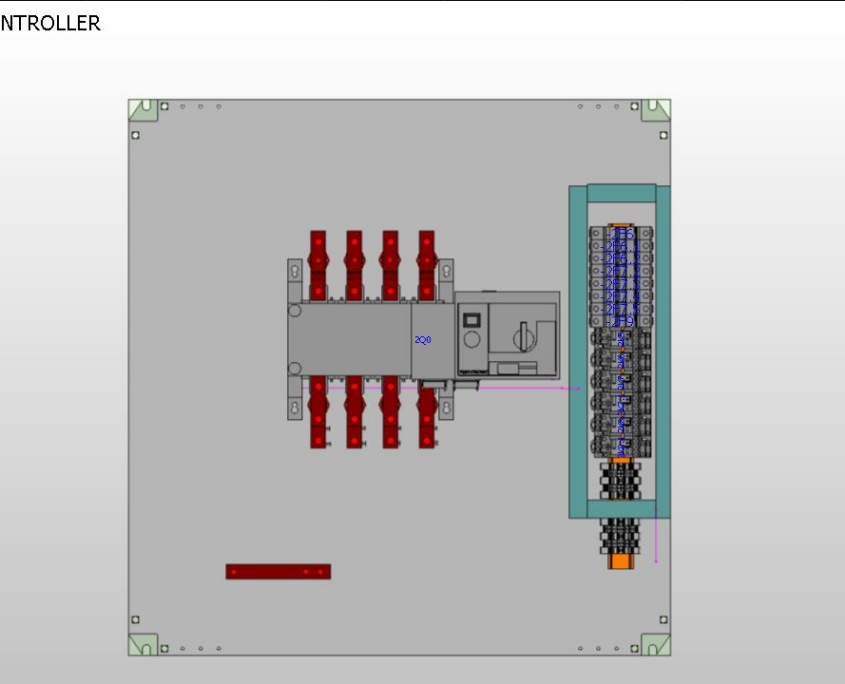 250A Motorized Change Over Switch (ATS) WITH CONTROLLER - Panels and ...