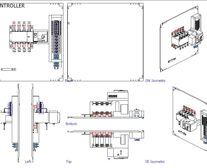 250A Motorized Change Over Switch (ATS) WITH CONTROLLER - Panels and ...
