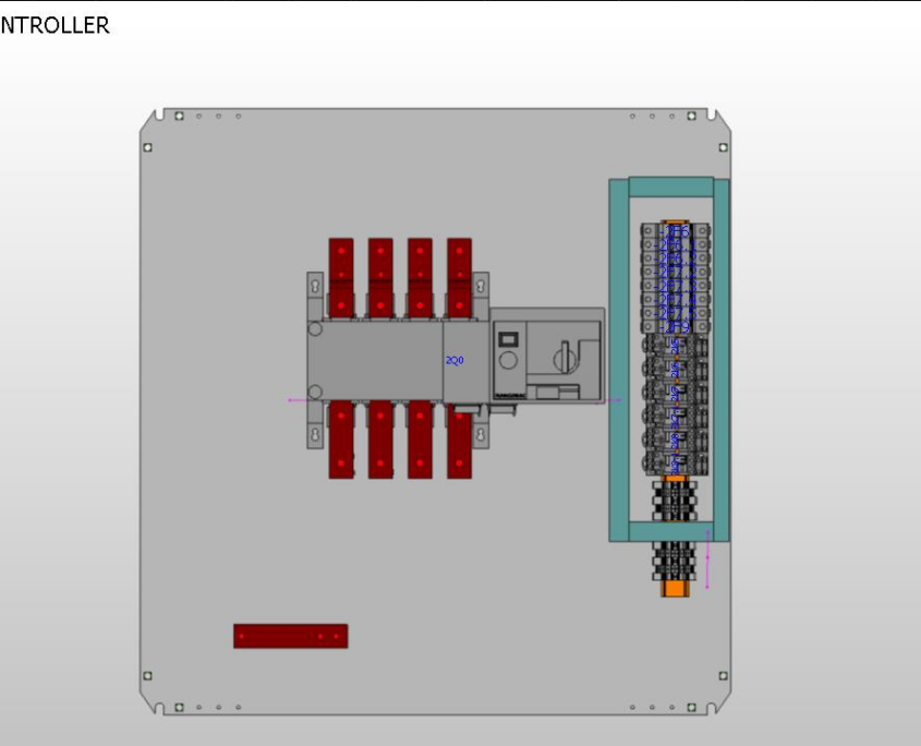 400A Motorized Change Over Switch (ATS) WITH CONTROLLER | Panels and ...