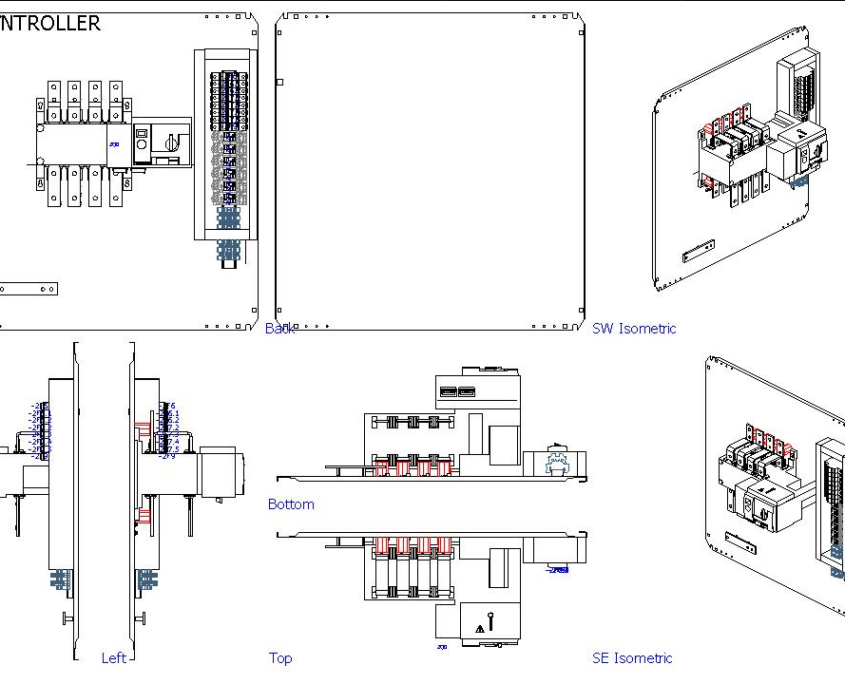 400A Motorized Change Over Switch (ATS) WITH CONTROLLER | Panels and ...