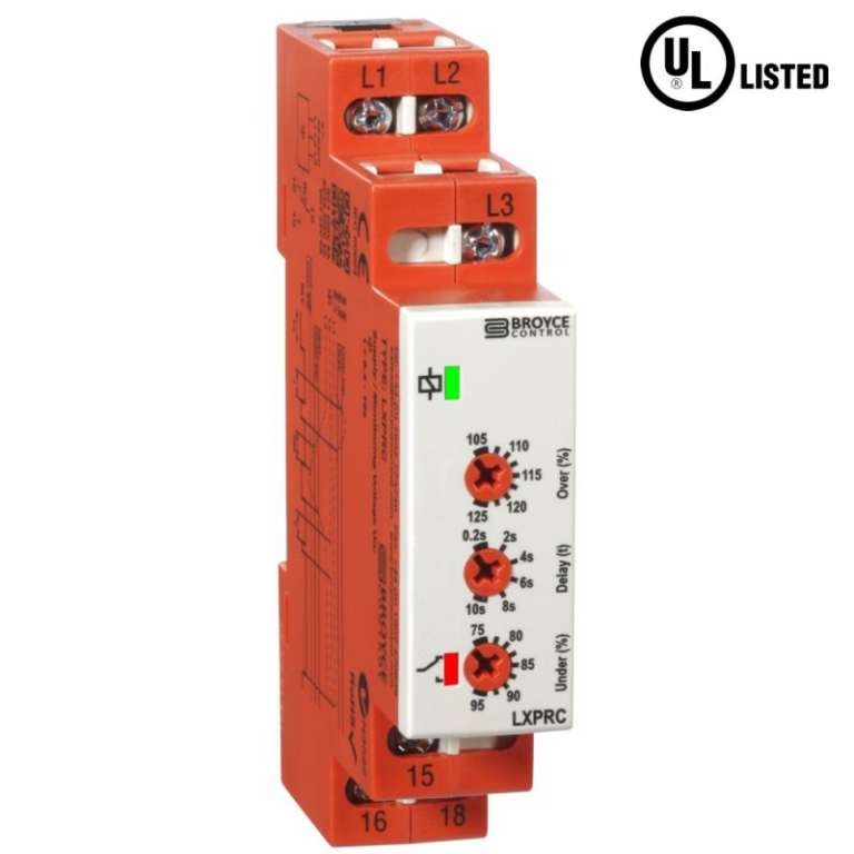 PHASE FAILURE SEQUENCE UNDER & OVER VOLTAGE + TIME DELAY BROYCE UK ...