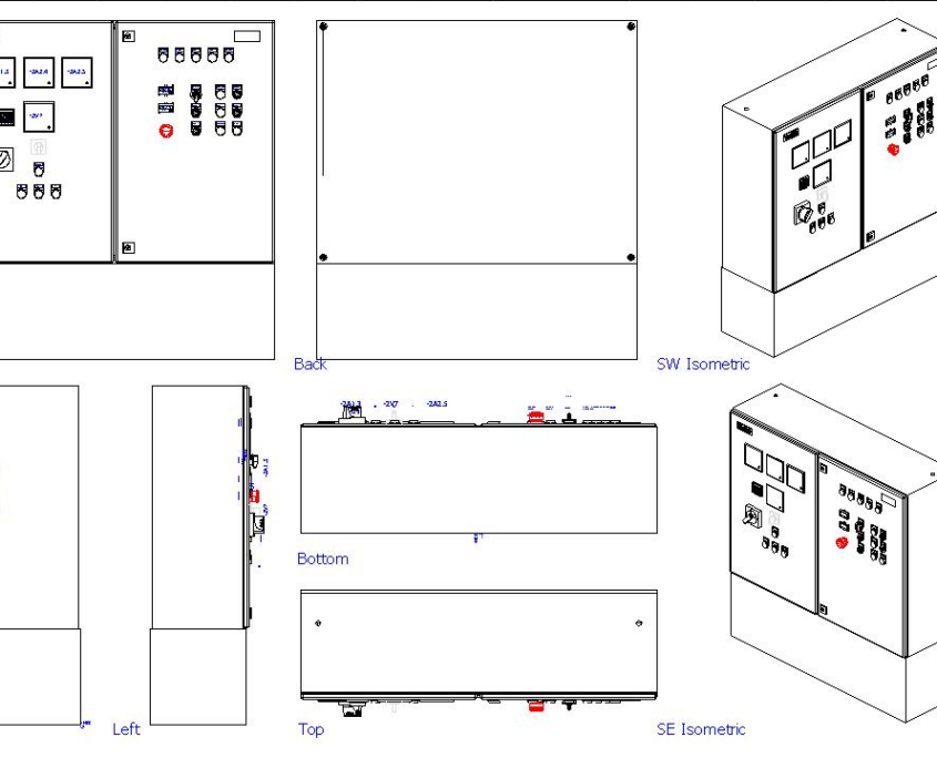 Typical ABB Motor Control Center Panel Incomer MCCB 100A AUTO ...