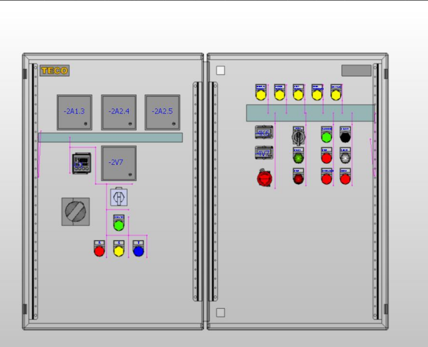 Typical ABB Motor Control Center Panel Incomer MCCB 100A AUTO ...