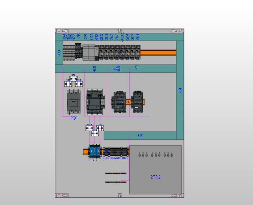 Typical ABB Motor Control Center Panel Incomer MCCB 125A AUTO ...