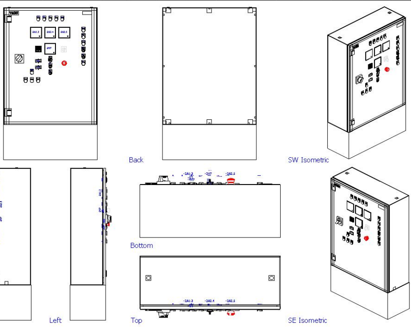 Typical ABB Motor Control Center Panel Incomer MCCB 160A AUTO ...