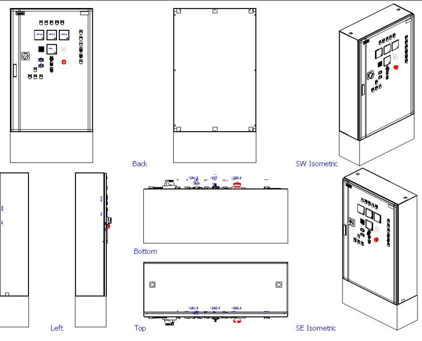 Typical ABB Motor Control Center Panel Incomer MCCB 200A AUTO ...