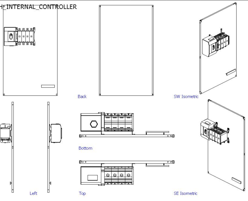 800A Motorized Change Over Switch (ATS) ABB WITH INTERNAL CONTROLLER ...