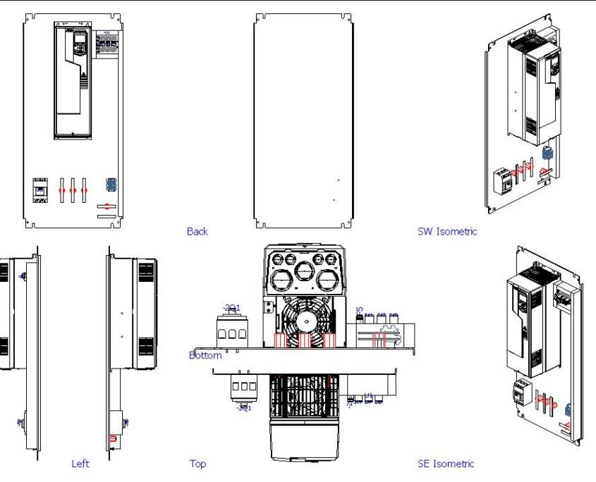 Typical ABB Standalone Variable Frequency Drive ( VFD ) 30KW | Panels ...