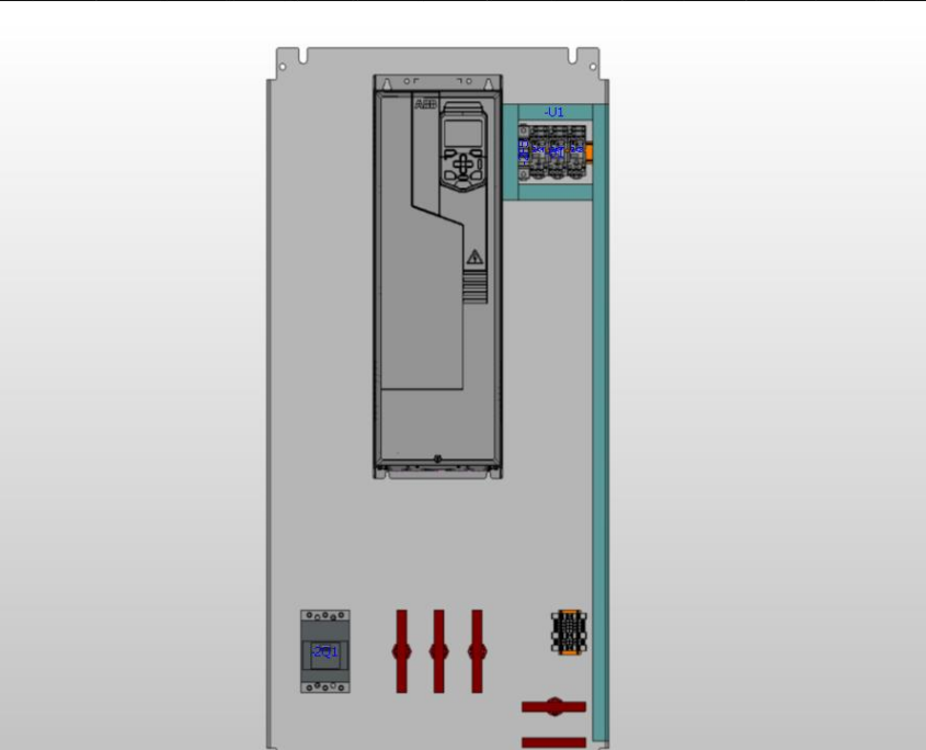 Typical ABB Standalone Variable Frequency Drive ( VFD ) 37KW | Panels ...