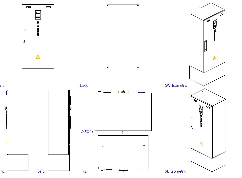 Typical ABB Standalone Variable Frequency Drive ( VFD ) 45KW | Panels ...