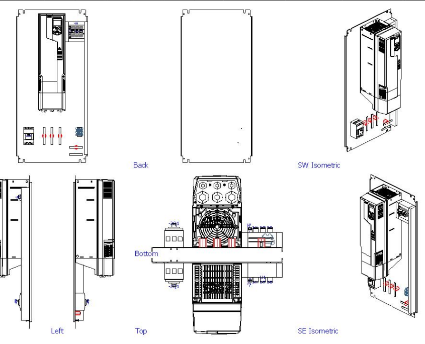 Typical ABB Standalone Variable Frequency Drive ( VFD ) 55KW | Panels ...