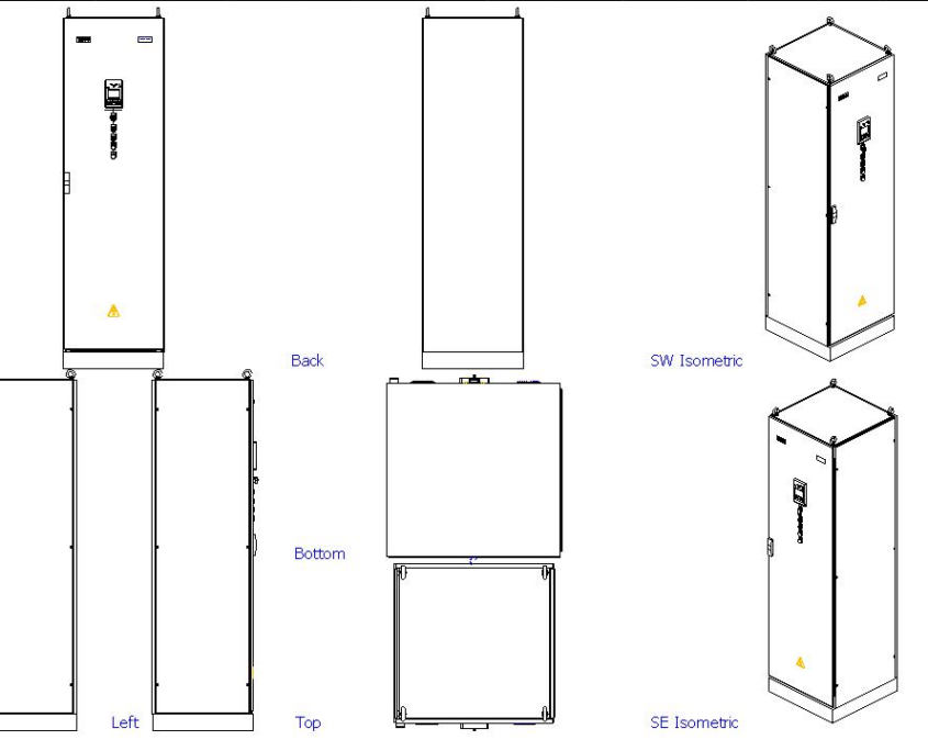 Typical ABB Standalone Variable Frequency Drive ( VFD ) 90KW | Panels ...