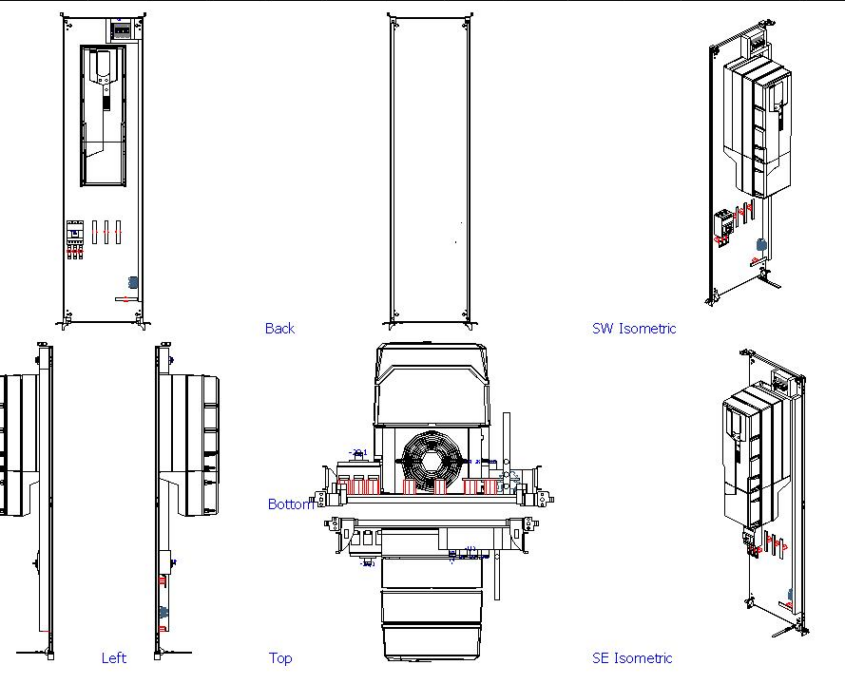 Typical ABB Standalone Variable Frequency Drive ( VFD ) 90KW | Panels ...