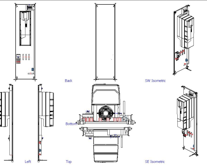 Typical ABB Standalone Variable Frequency Drive ( VFD ) 110KW | Panels ...