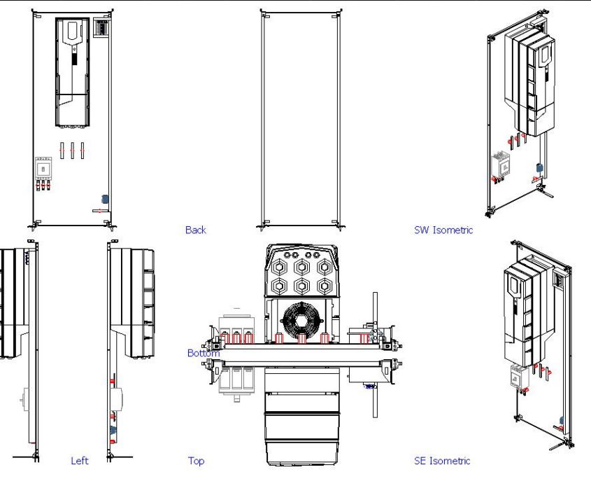 Typical ABB Standalone Variable Frequency Drive ( VFD ) 132KW | Panels ...
