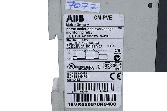 ABB CM-PVE SAFETY RELAY - Panels and Parts Shopping