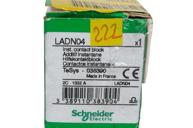 SCHNEIDER ELECTRIC LADN04 AUXILIARY CONTACT BLOCK - Panels and Parts ...