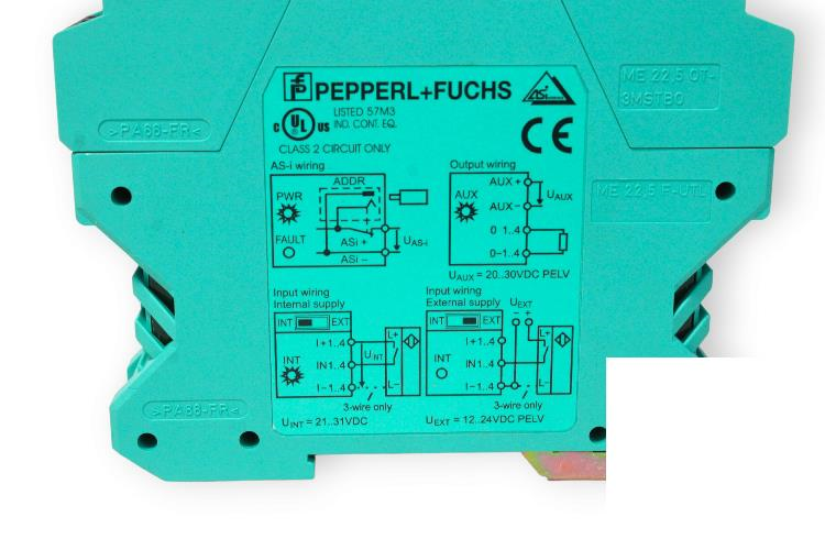PEPPERL+FUCHS VAA-4E4A-KE-ZE/E2 AS-INTERFACE SENSOR/ACTUATOR MODULE ...