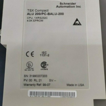 ALU200 Schneider Automation PC-BALU-200 CPU 1XRS232C EPROM TSX COMPACT ...