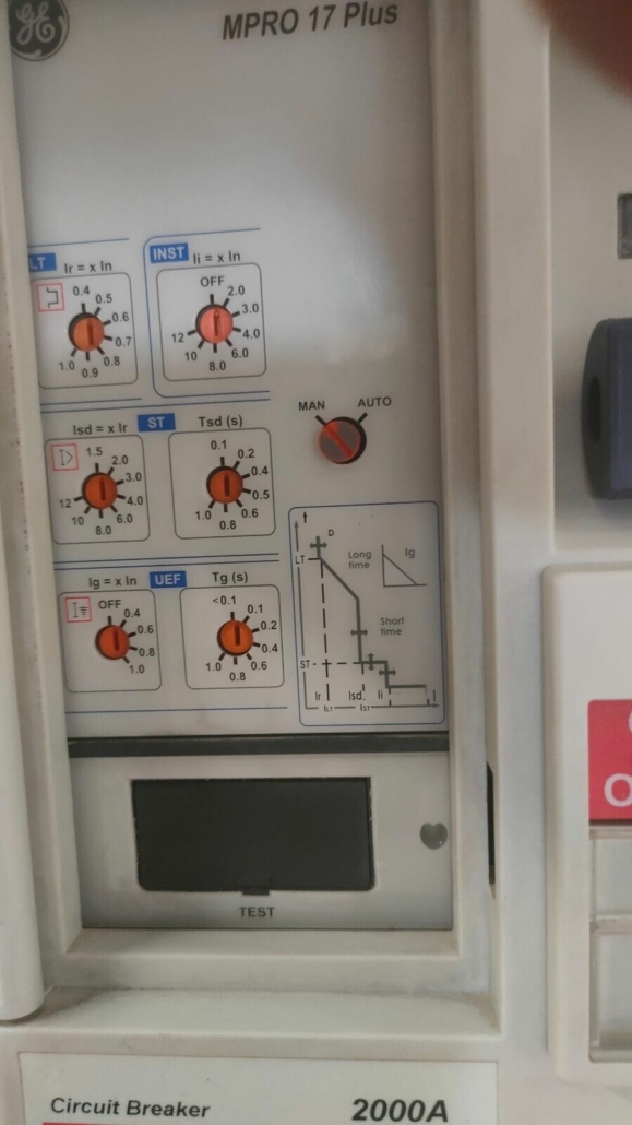 M-PACT GE 2000A 4P 50KA with (ST,CC,UV,Motor) 220-250V Air Circuit ...