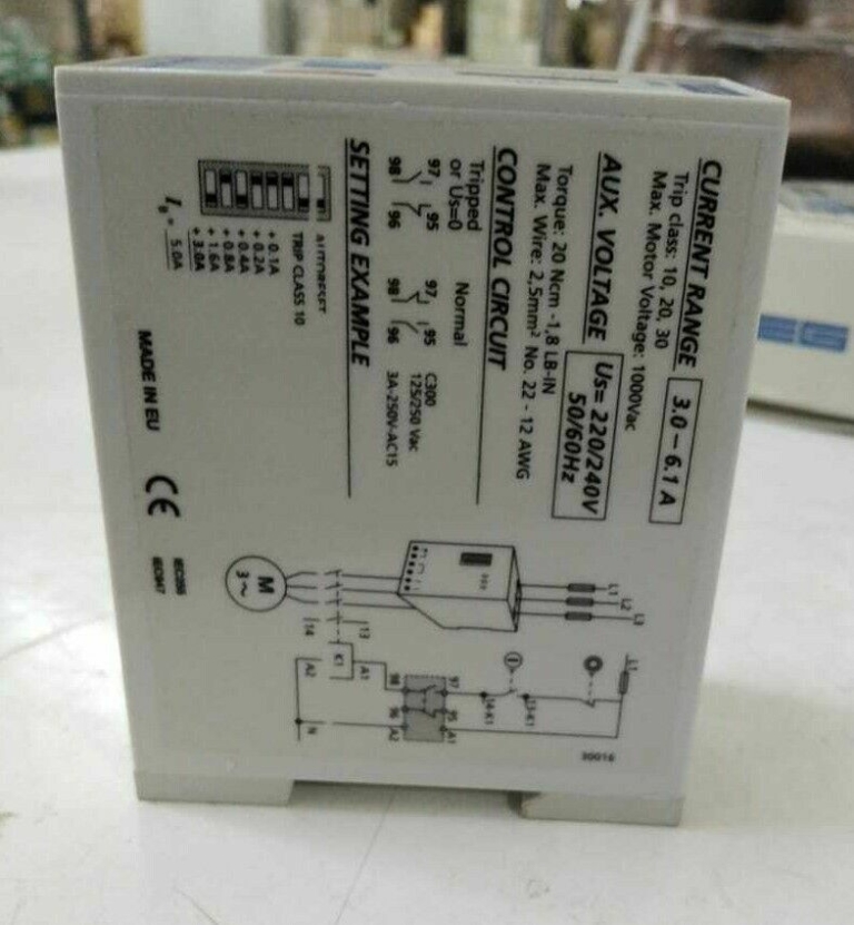 BM1-E6 SEG Electronic Motor Protection Relay - Panels and Parts Shopping