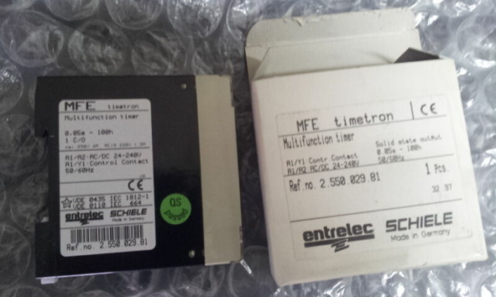 Entrelec Schiele MFE Multifunction Flasher Timer Solid State Output 2.550.029.81 1C/O - Panels ...