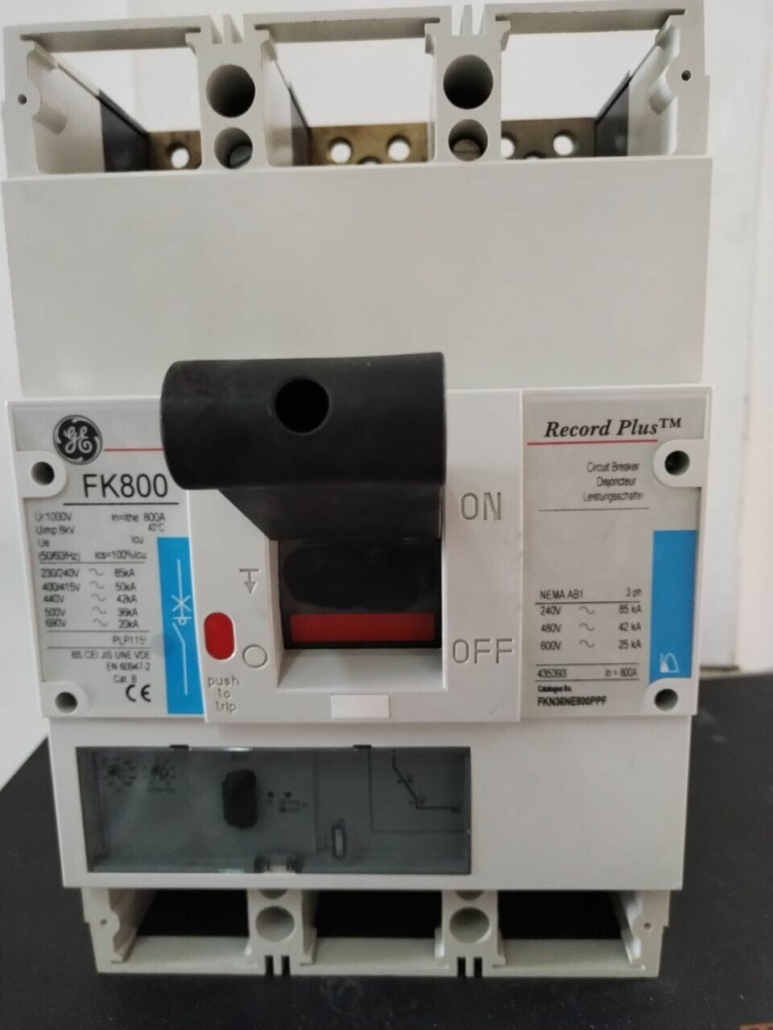 FKN36NE800PPF GE Record Plus Circuit Breaker FK800 800A 1000V 435393 ...
