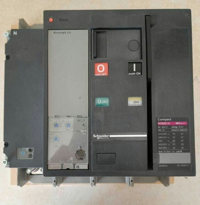 Schneider NS800H with Motor Operator (200-250 AC/DC) 4 Pole 70kA ...