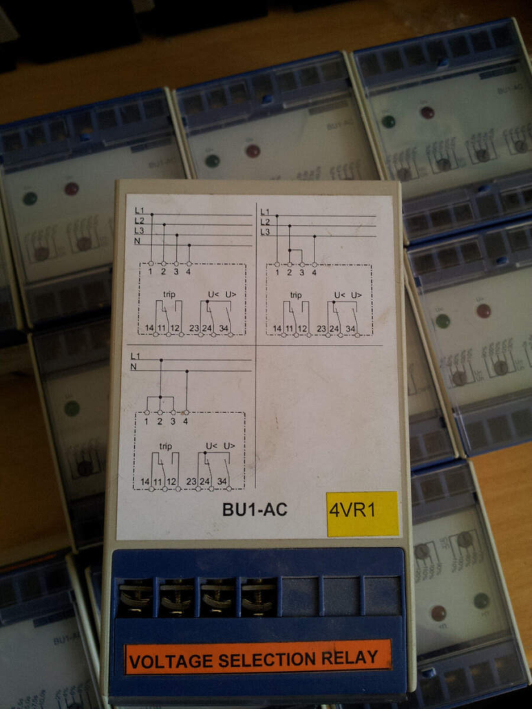 BU1-AC Woodward SEG OVER & UNDER Voltage Protection Type 110VAC 50/60Hz ...